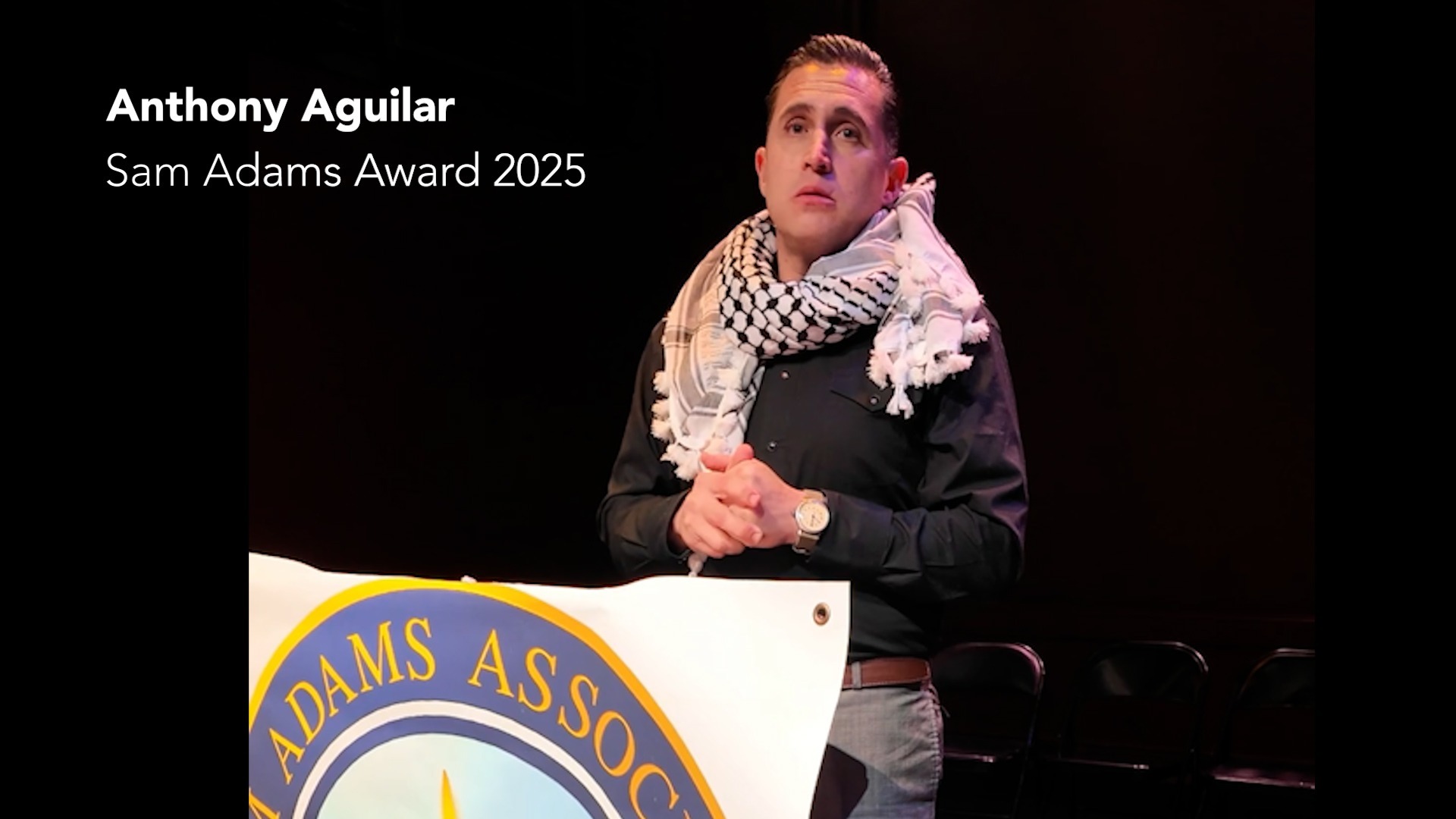 WATCH: Anthony Aguilar Receives Sam Adams Award – Consortium News